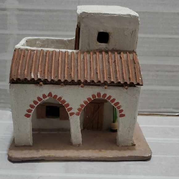 unknown | Art | Rustic Handmade Clay House Sculpture | Poshmark